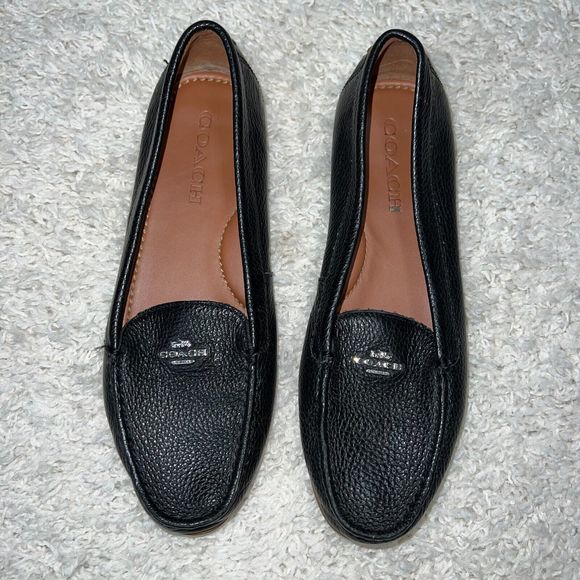Coach | Shoes | Coach Marley Driver 7 Black Womens Loafer Slip On Shoe ...